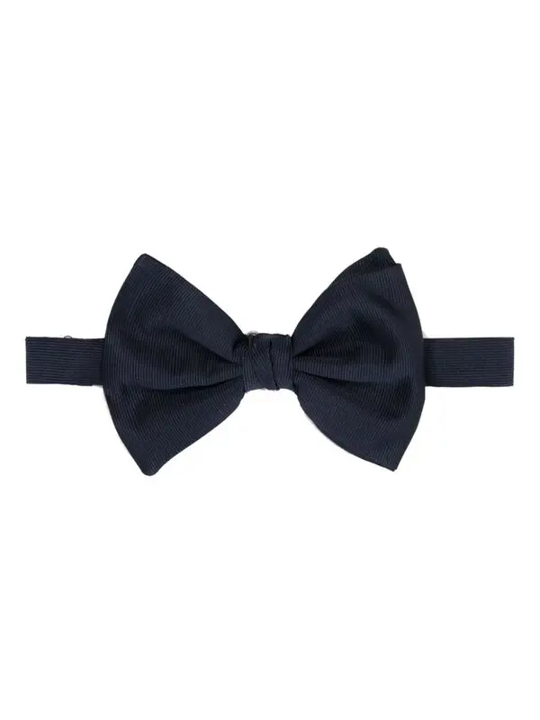 Giorgio Armani Silk Bow Tie - Blue