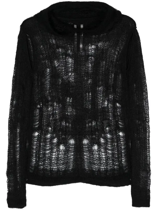 Rick Owens Spider Hoodie - Black