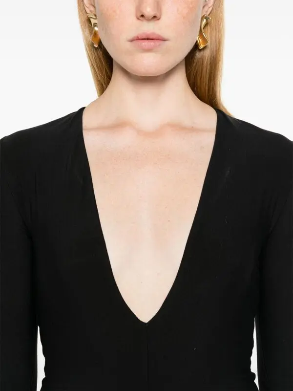 Eterne Plunging V-neck Bodysuit