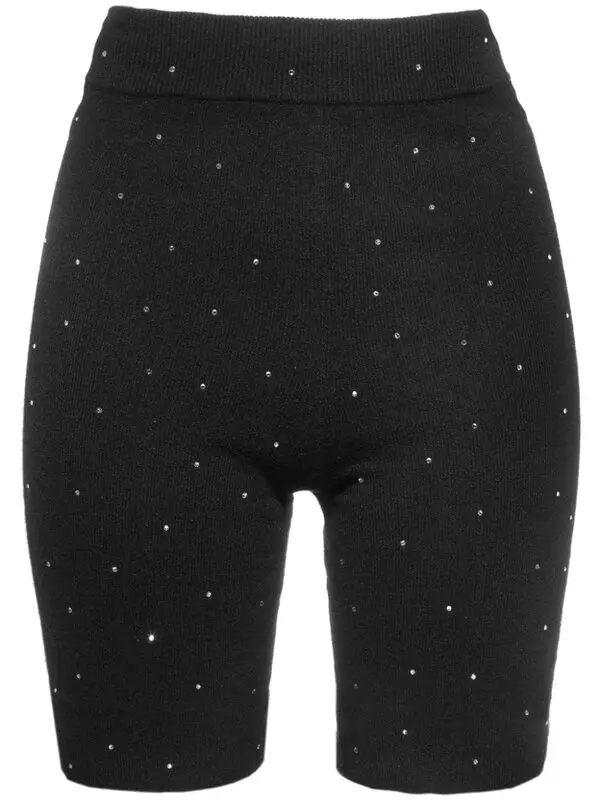 Cashmere In Love Milan Biker Shorts - Black