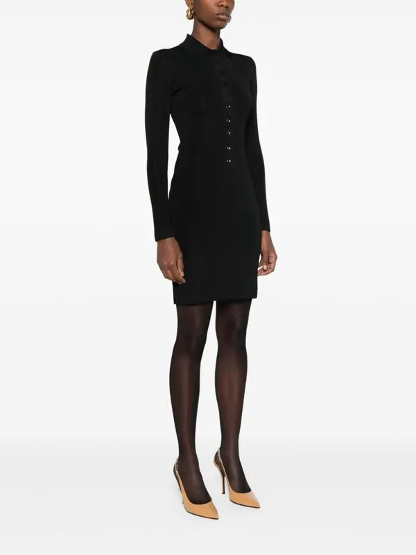 Tom Ford Ribbed Mini Dress In Black - 53% Off | Editorialist