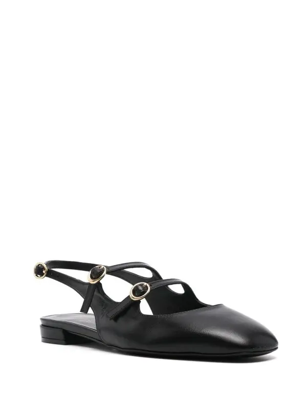 STUART WEITZMAN Benni Mj Ballerinas - Black