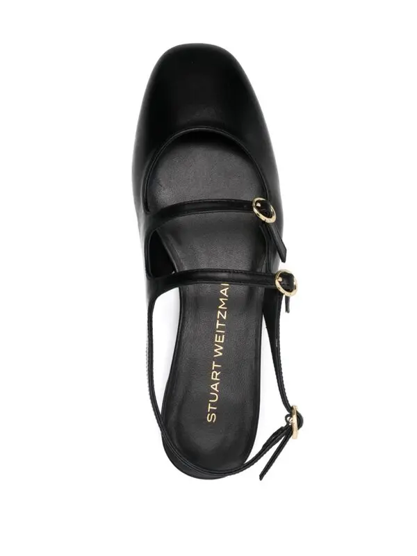 STUART WEITZMAN Benni Mj Ballerinas - Black