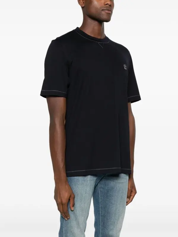 Brunello Cucinelli Contrast-stitching T-shirt