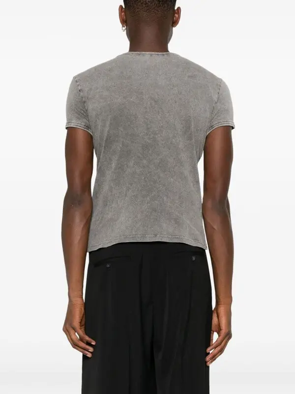 Acne Studios Blurred Logo T-Shirt - Grey | Editorialist