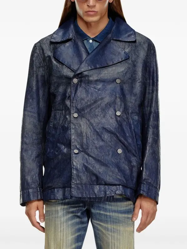 DIESEL® Double-breasted Denim Jacket
