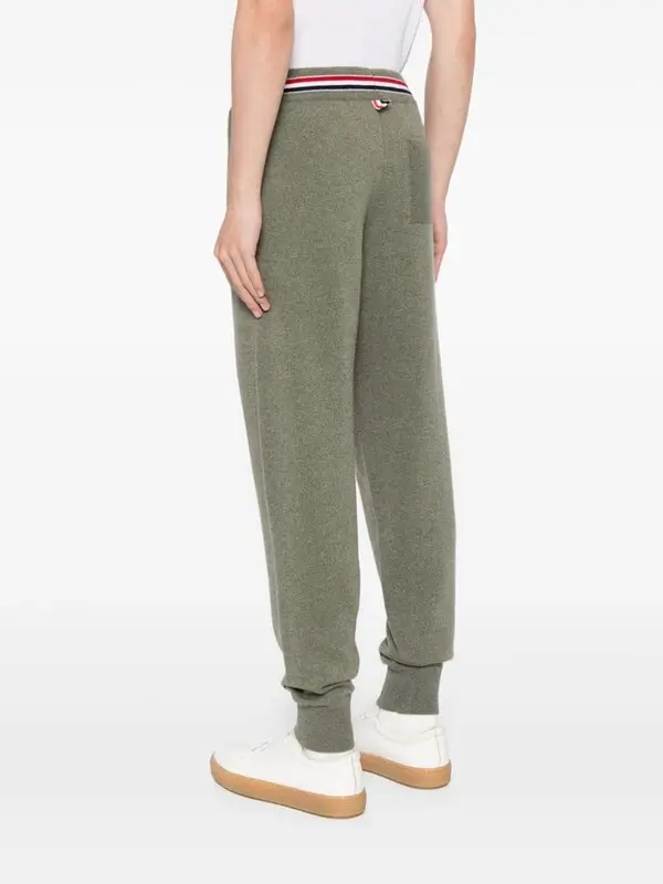 Thom Browne Rwb-stripe Track Pants - Green