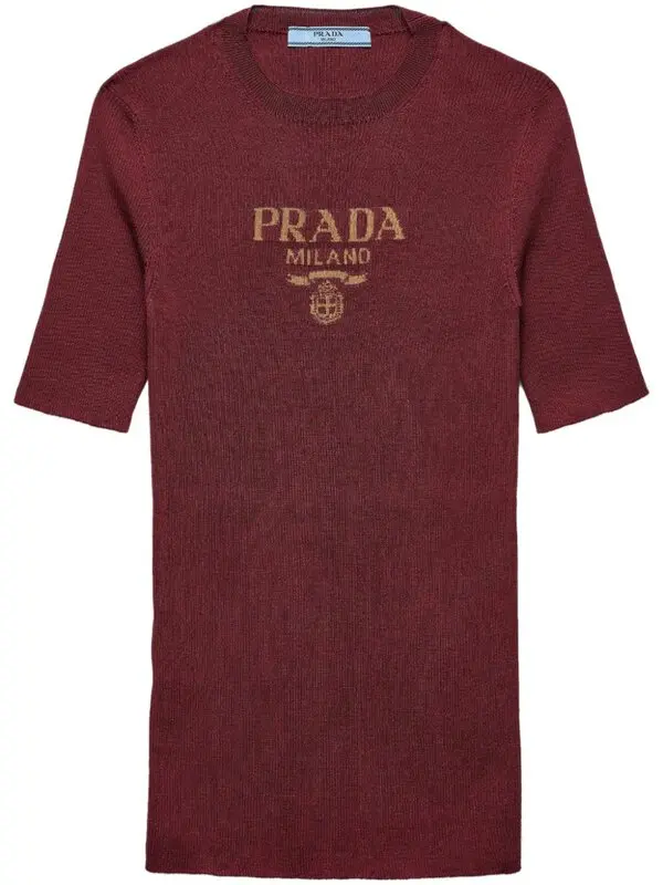 Prada Silk Crew-neck Top