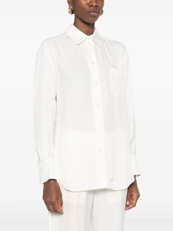 Victoria Beckham Monogram Jacquard Shirt