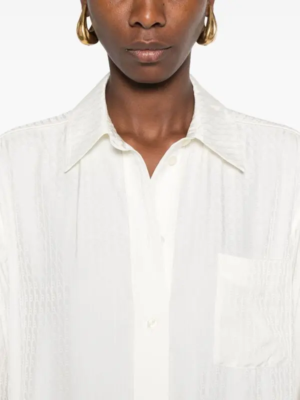 Victoria Beckham Monogram Jacquard Shirt