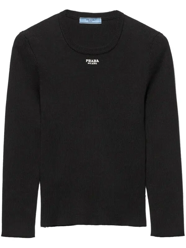 Prada Cotton Crew-neck Top