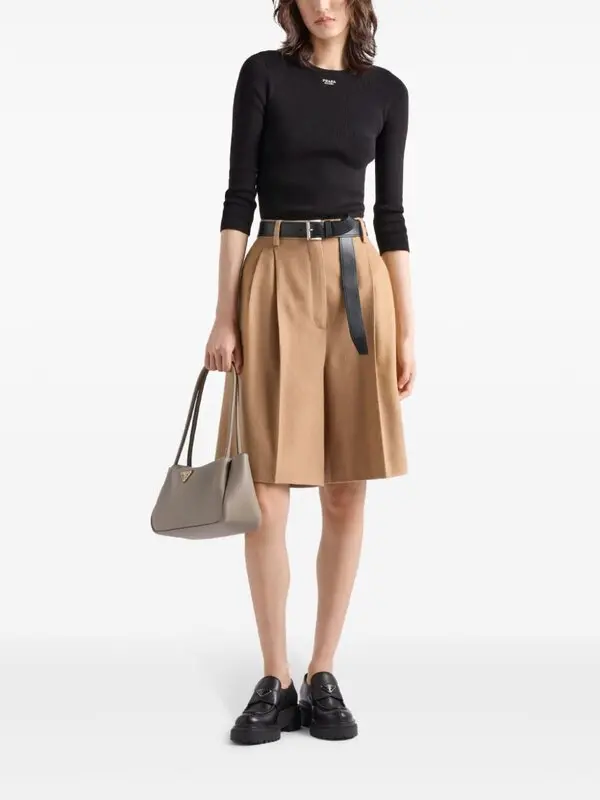 Prada Cotton Crew-neck Top