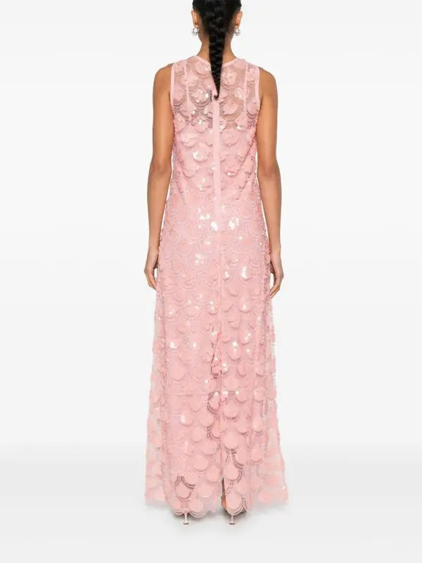 ROTATE BY BIRGER CHRISTENSEN Sleeveless Maxi Dress - Pink