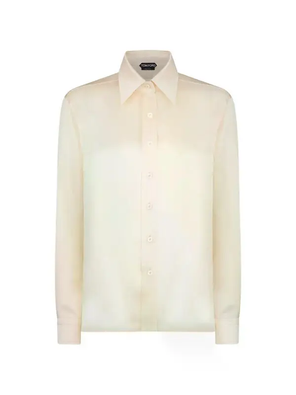 TOM FORD Silk Shirt - Neutrals