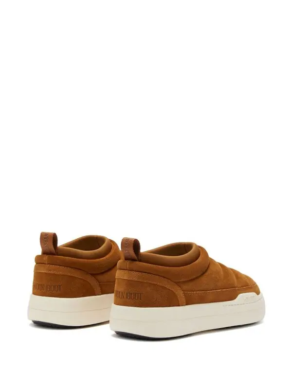 Moon Boot Logo-print Sneakers - Brown
