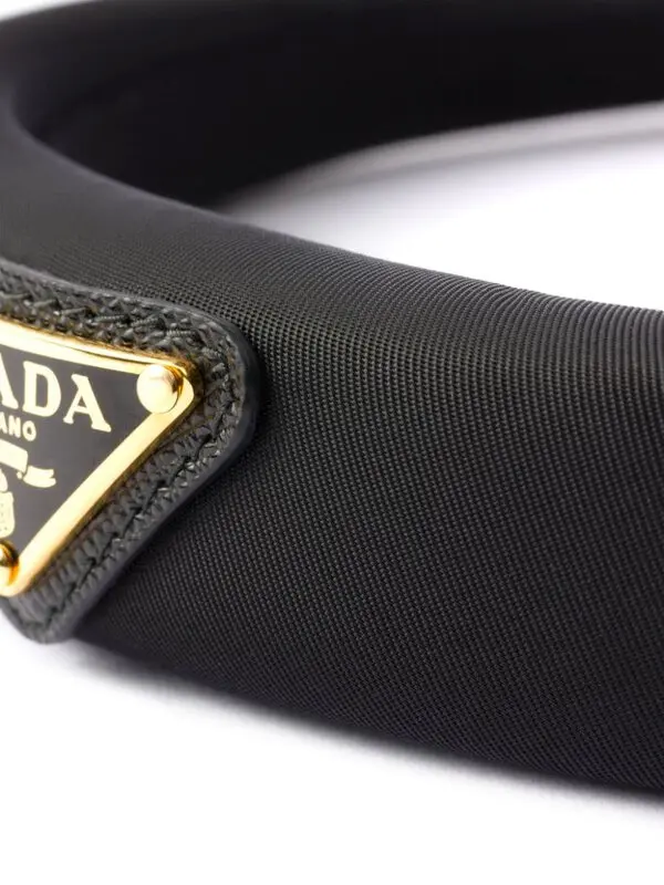 Prada Re-nylon Headband - Black