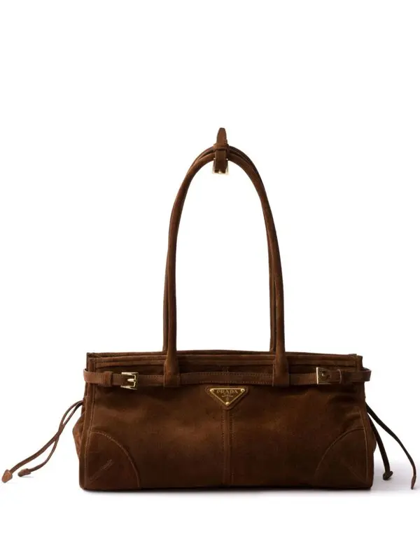 Prada Bonnie Tote Bag - Brown