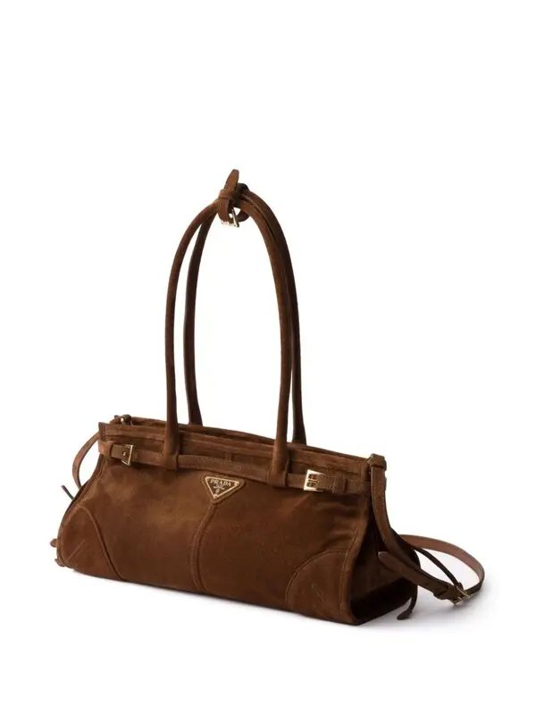 Prada Bonnie Tote Bag - Brown