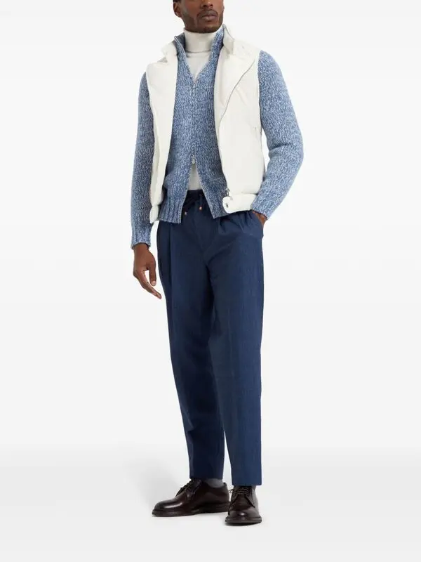 Brunello Cucinelli Drawstring Tapered Trousers
