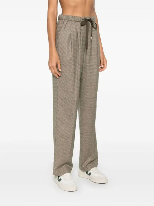 Pinko Check-pattern Trousers