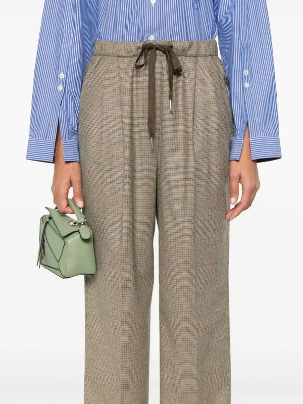 Pinko Check-pattern Trousers