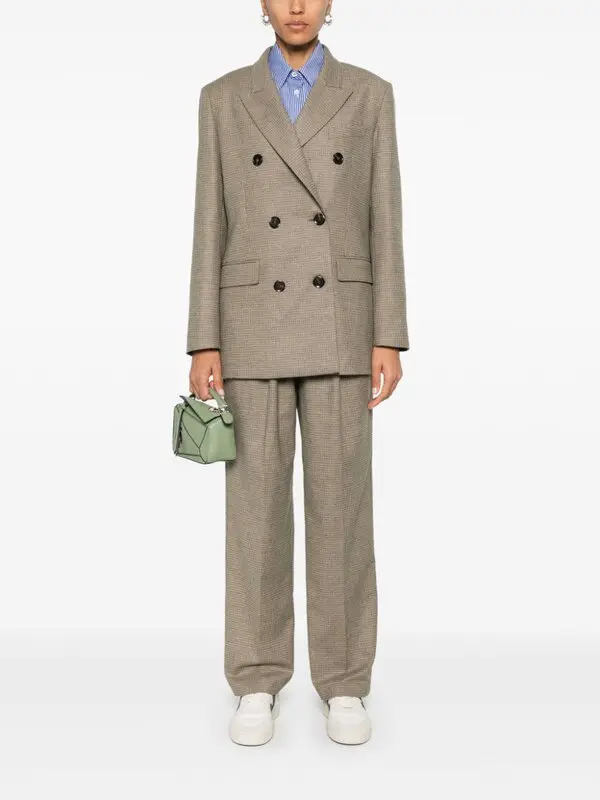 Pinko Check-pattern Blazer - Neutrals