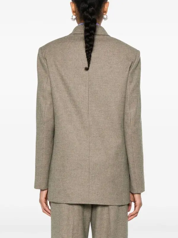 Pinko Check-pattern Blazer - Neutrals