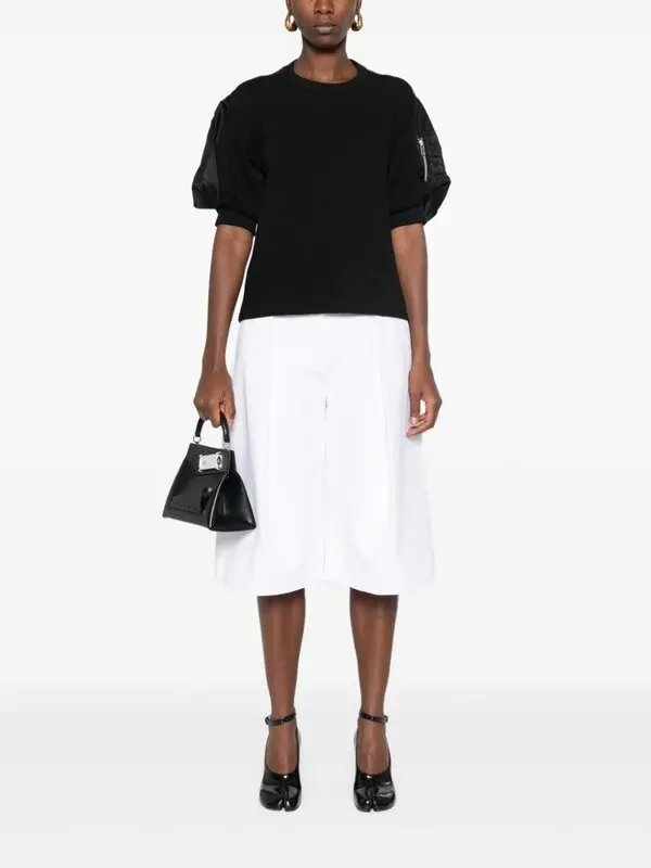 Sacai Cotton Jersey T-shirt - Black