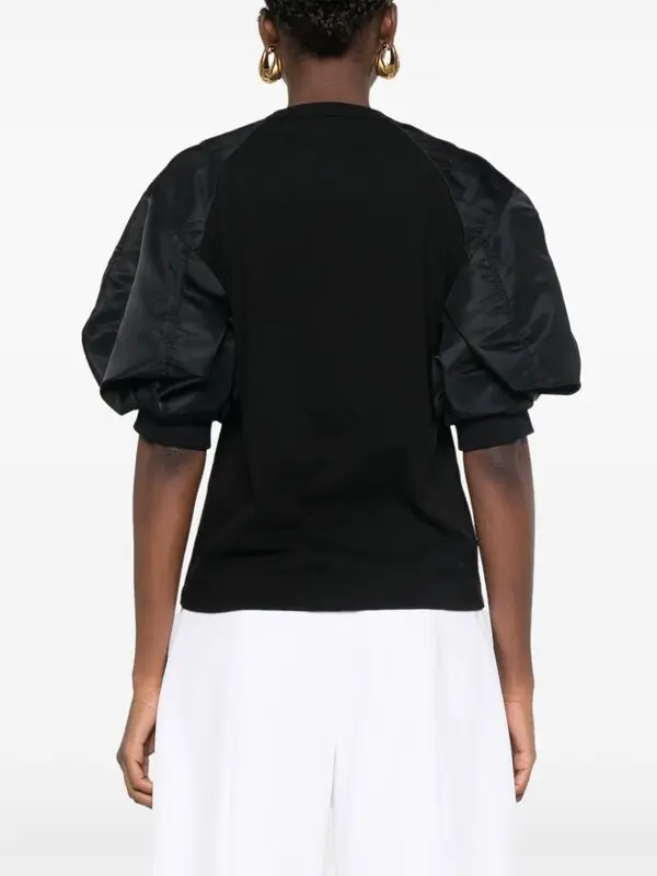Sacai Cotton Jersey T-shirt - Black