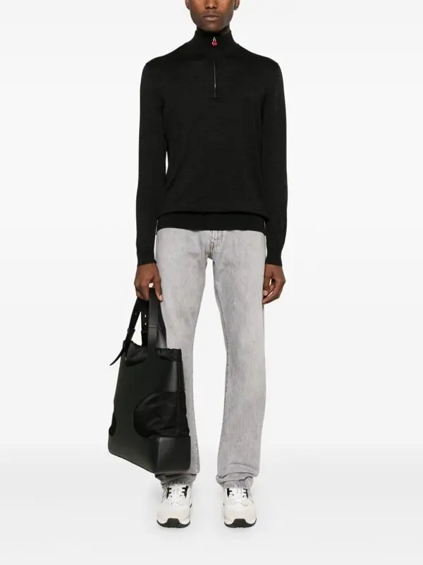 Kiton Fine-knit Jumper - Black