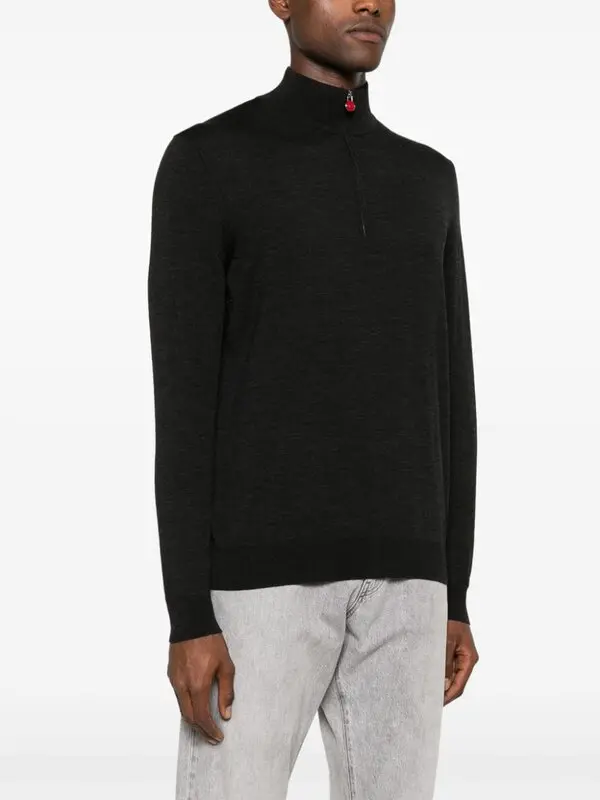 Kiton Fine-knit Jumper - Black