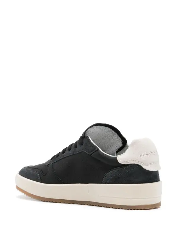 Philippe Model Logo-patch Sneakers - Black