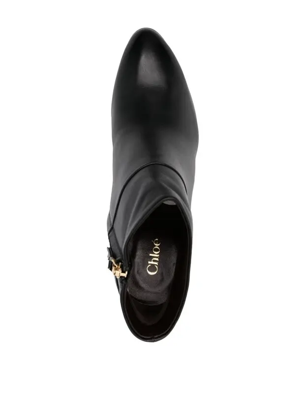 Chloé Leather Ankle Boots