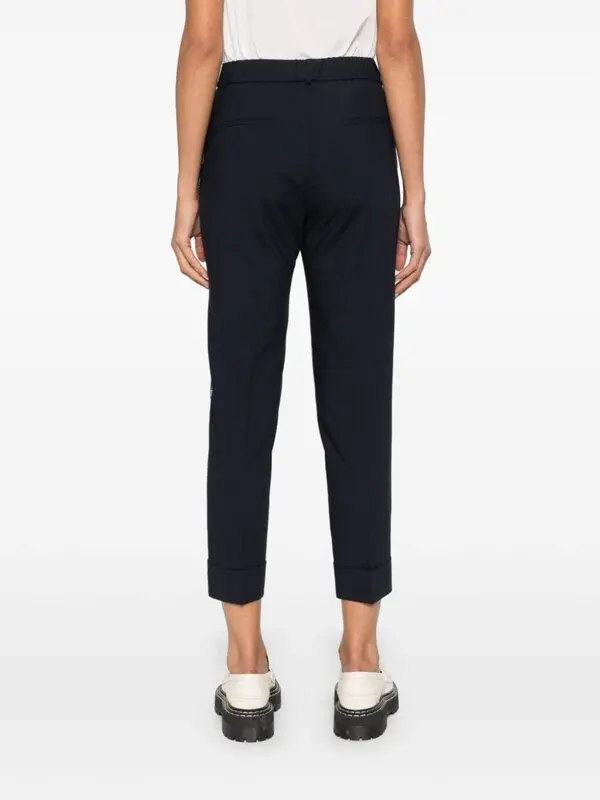 Peserico Bead-embellished Trousers - Blue