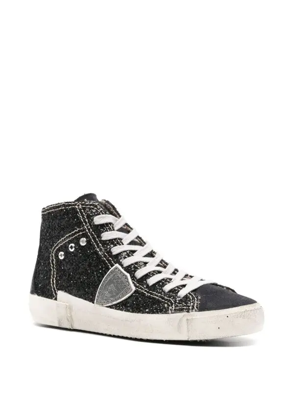 Philippe Model Prsx High Top Sneakers - Black