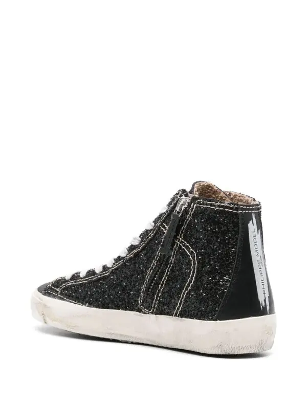 Philippe Model Prsx High Top Sneakers - Black