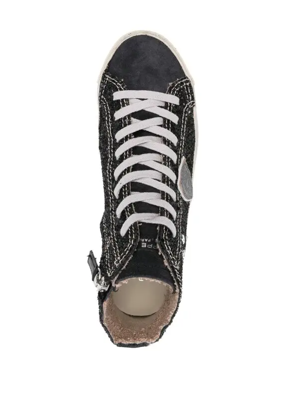 Philippe Model Prsx High Top Sneakers - Black