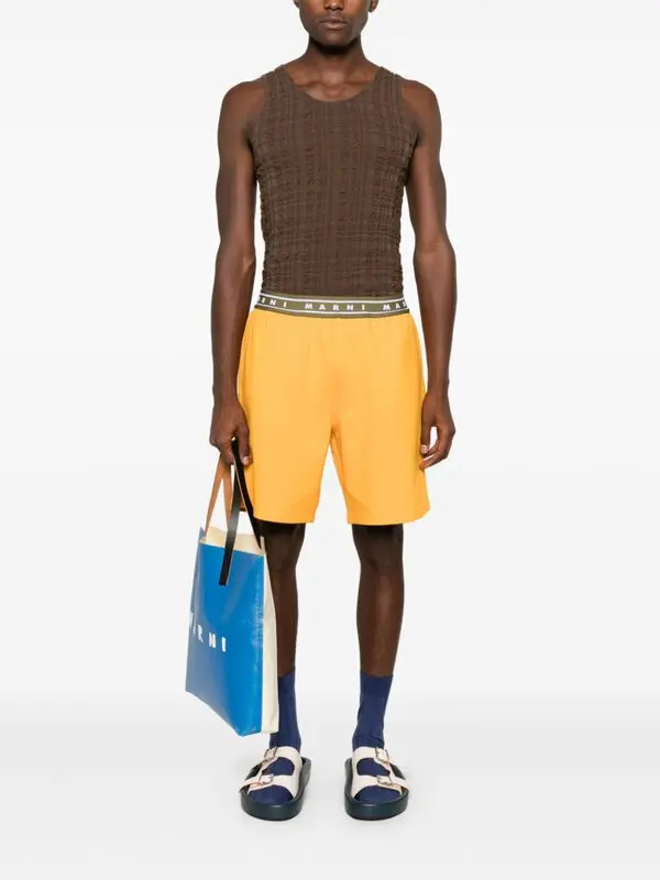 Marni Logo-waistband Track Shorts