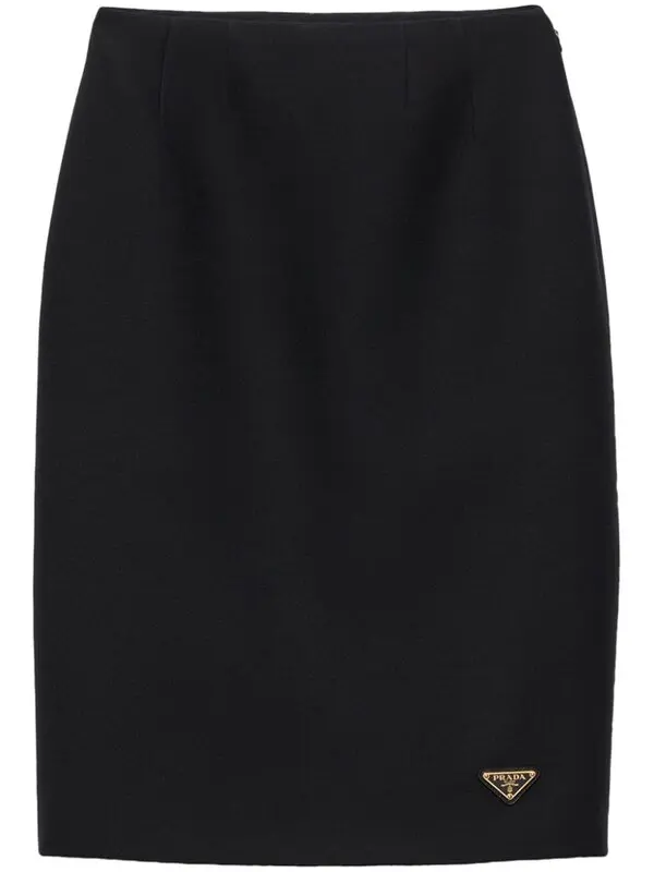 Prada Tricotine Pencil Skirt