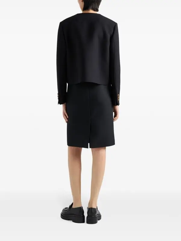 Prada Tricotine Pencil Skirt