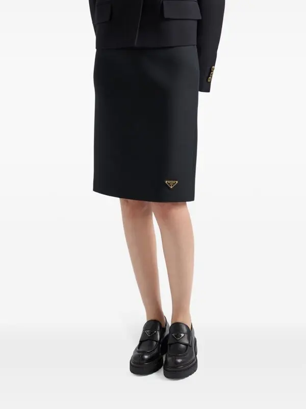 Prada Tricotine Pencil Skirt