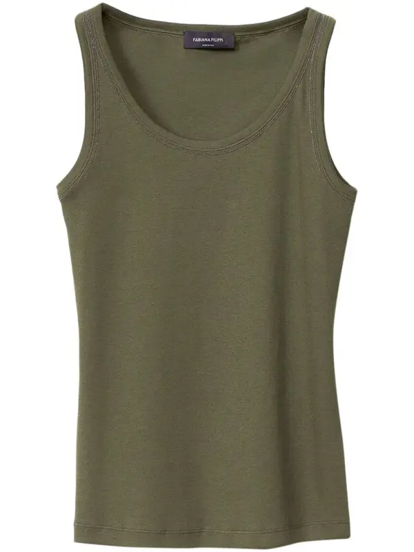 Fabiana Filippi Racerback Jersey Tank Top