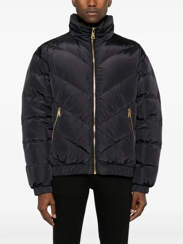 Versace Logo-print Padded Jacket