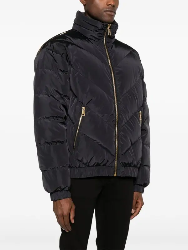 Versace Logo-print Padded Jacket