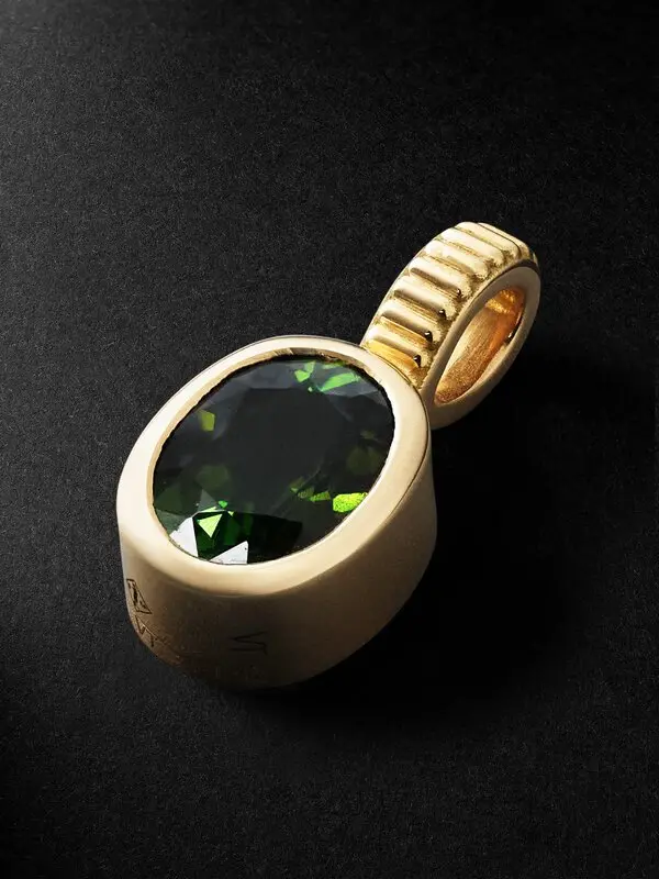 VILTIER Magnetic Tourmaline Pendant - Gold