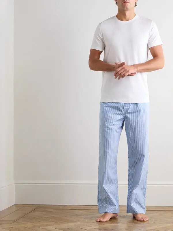 Derek Rose James Cotton-poplin Pyjama Trousers