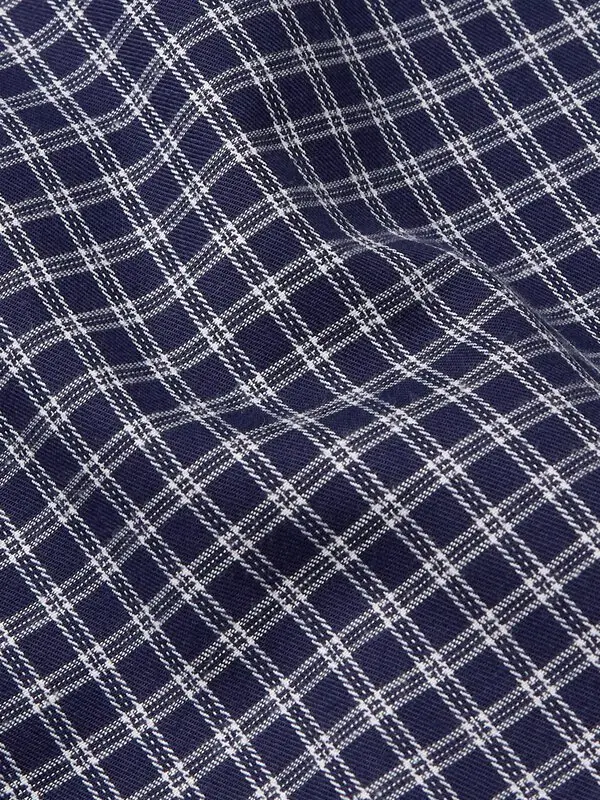 Derek Rose Braemar 32 Cotton-flannel Pyjama Trousers - Blue