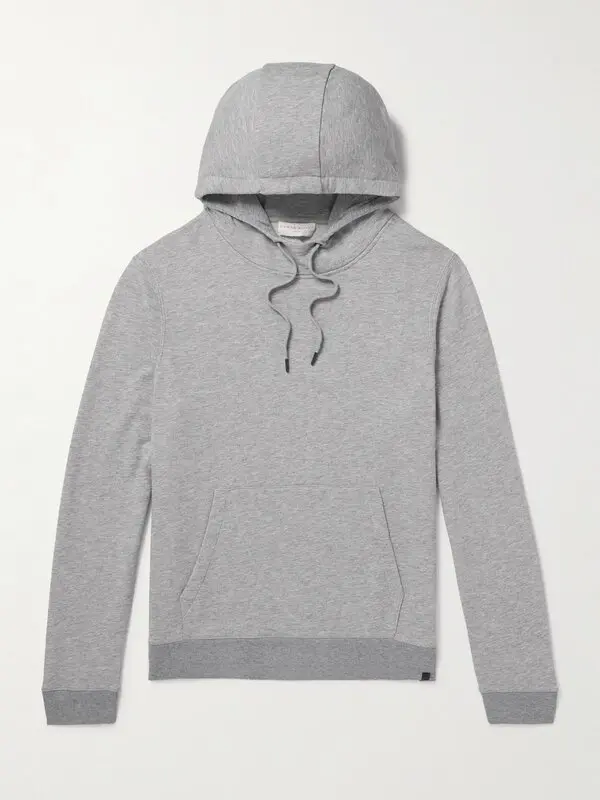 Derek Rose Quinn Cotton And Modal-blend Jersey Hoodie - Gray