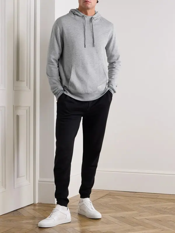 Derek Rose Quinn Cotton And Modal-blend Jersey Hoodie - Gray