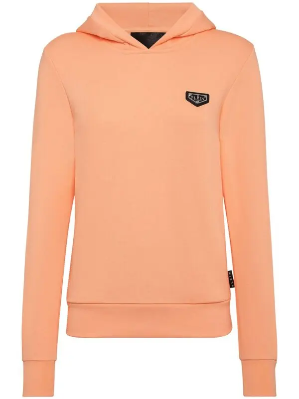Philipp Plein Logo-plaque Hoodie - Orange